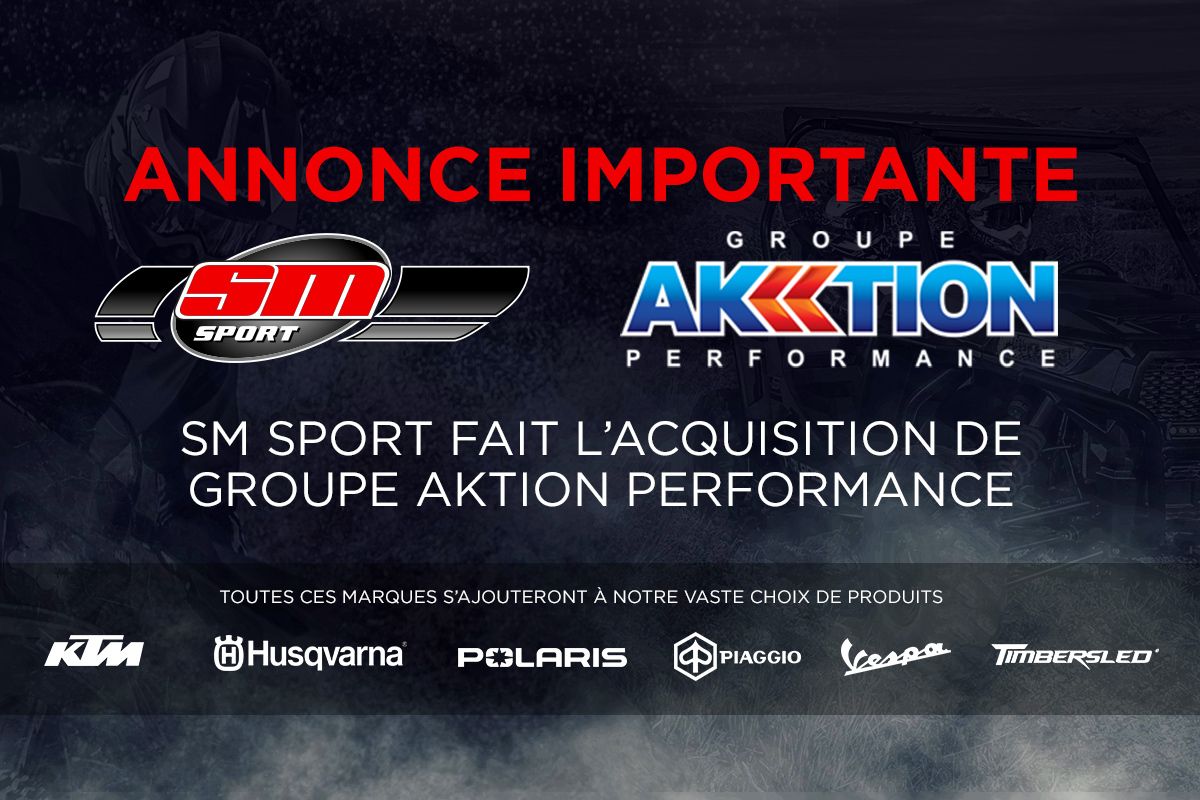 Groupe Aktion Performance se joint à la famille SM Sport - SM Sport